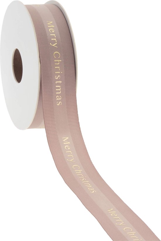 Lint Merry Christmas Roze 25mm x 20m | bol.com