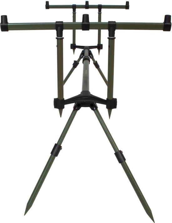 X2 Transformer Rodpod - Groen - 3 Rod - 3 Hengels - Verstelbaar ...