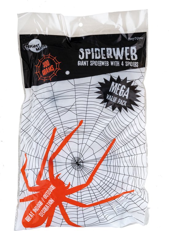 Super zak spinnenrag met 20 spinnen | bol