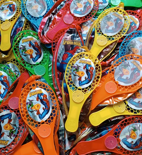 Spiderman Tapball racket met opblaasbare bal | Marvel | Speelgoed | 10 ...