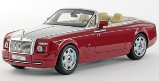 Rolls-Royce Phantom Drophead Coupe (Rood) (12 cm) 1/43 Kyosho ...