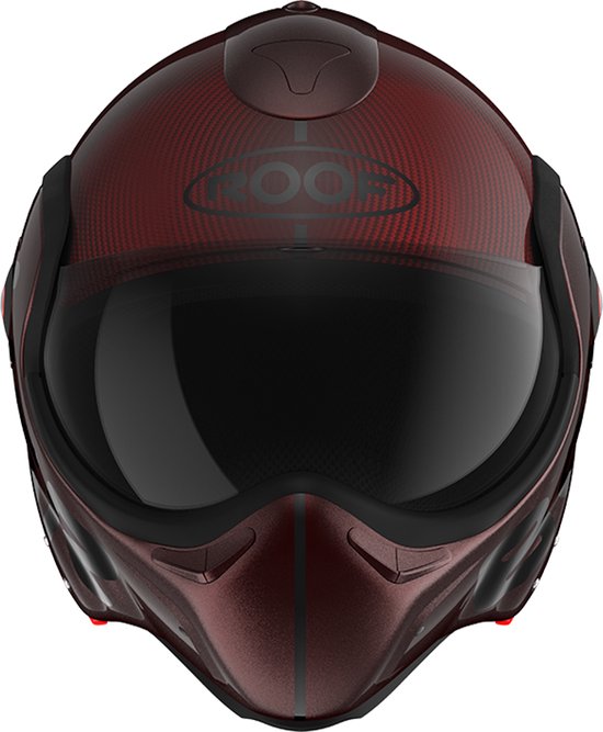 ROOF - RO9 BOXXER CARBON MONO ROOD - Maat XL - Systeemhelmen - Scooter ...