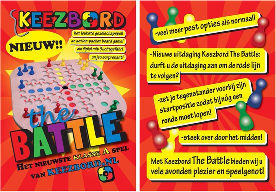 Keezbord The Battle - Bordspel | Games | bol