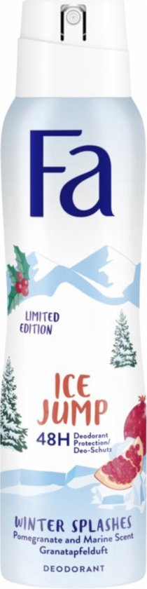 Fa - Deodorant Spray - Winter Splashes Ice Jump - Koel - 48 uur Bescherming - 150 ml | bol
