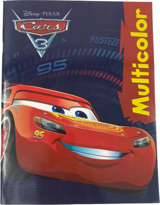 Disney Pixar Cars 3 Kleurboek - Lightning McQueen Kleurplaten | bol