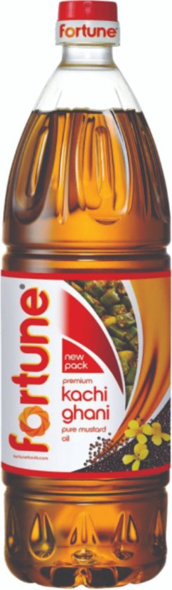 Fortune Mustard Oil Kachi Ghani (500ml) | bol