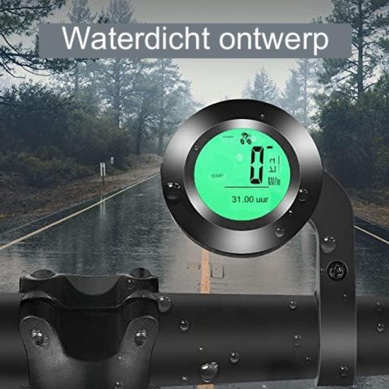 Kilometerteller Fiets - Fietscomputer Draadloos - Snelheidsmeter Fiets ...