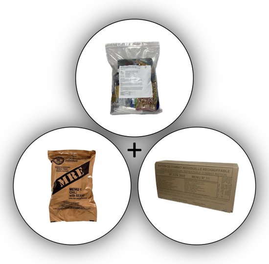 US Army, Nederlandse en Franse Defensie rantsoenen | bol.com