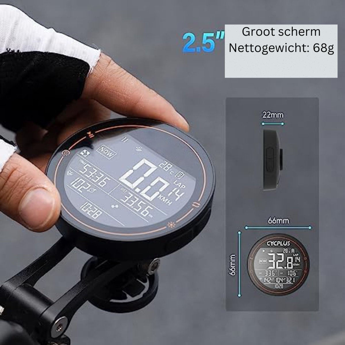 Gratyfied Kilometerteller Fiets - Fietscomputer Draadloos ...