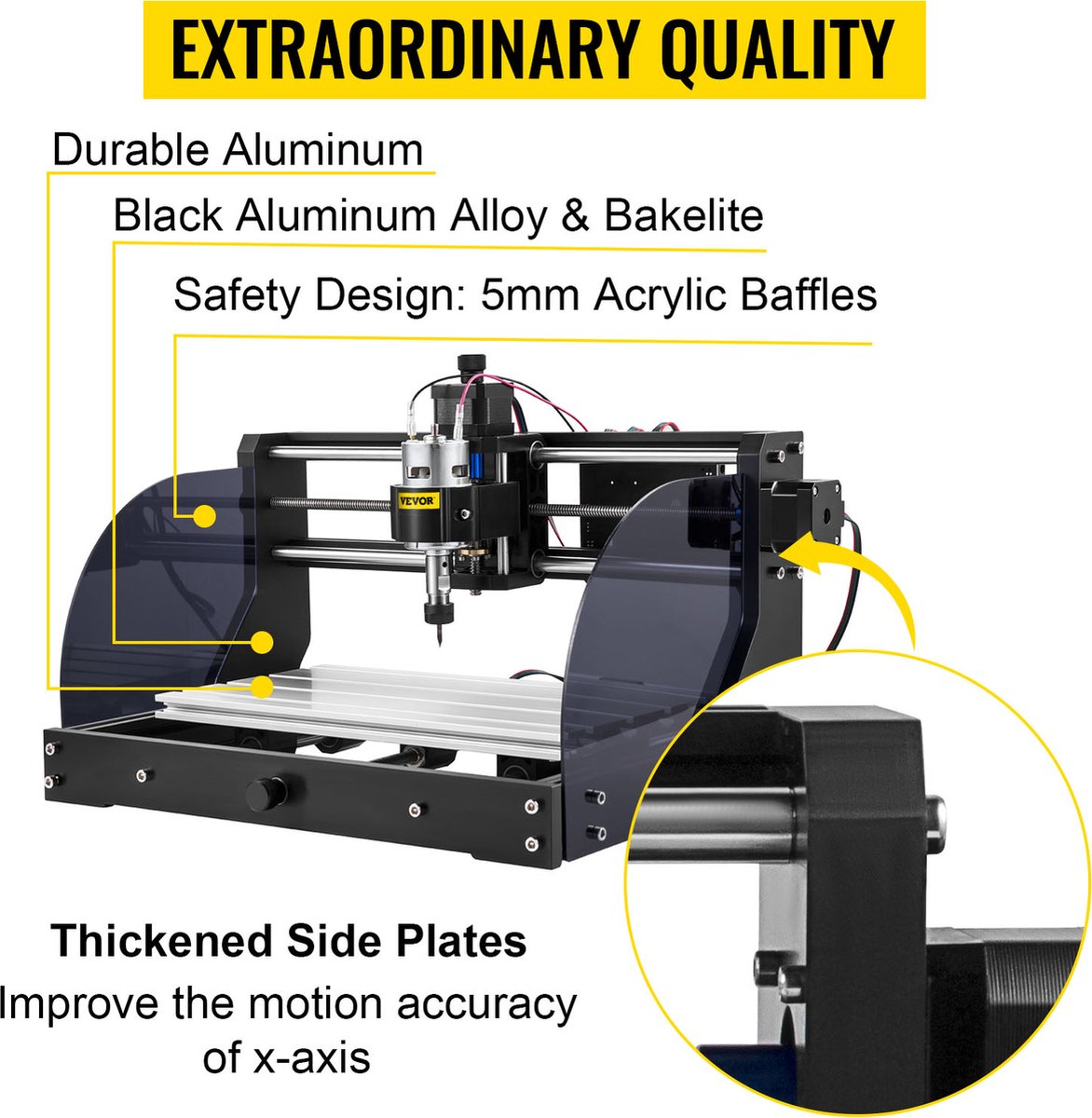 Vevor - Machine à graver - Machine à graver laser - 500MW - Gravure ...