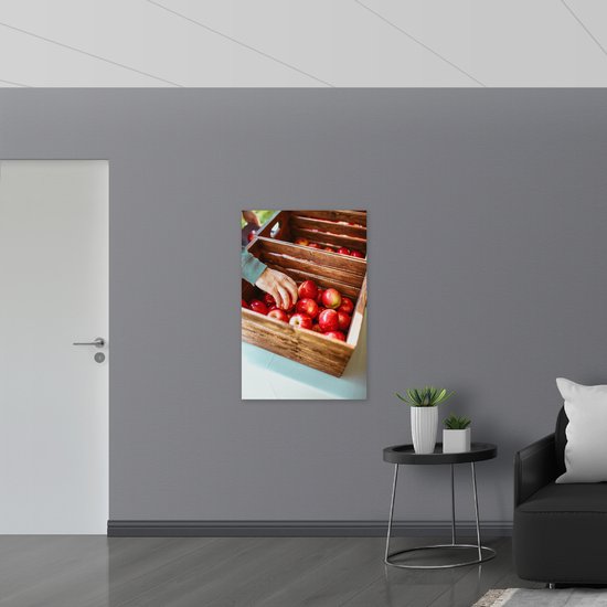 Hout - Krat - Fruit - Appels - Hand - Hout - 70x105 cm - 9 mm dik ...
