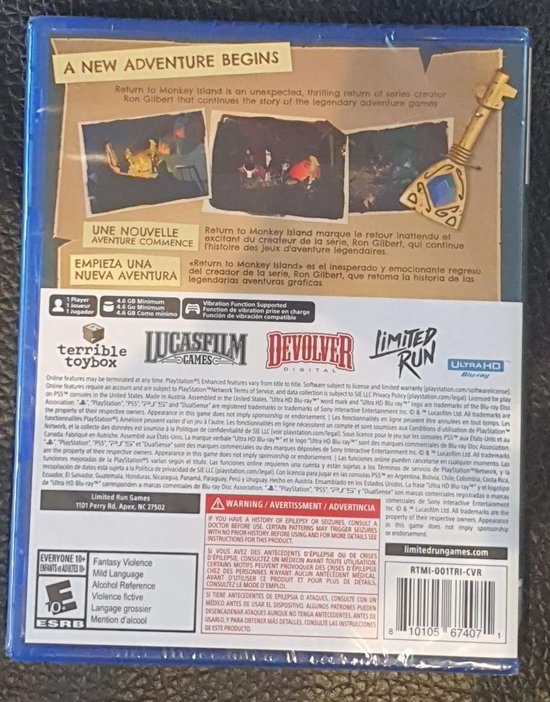 Return to Monkey Island PlayStation 5 | Games | bol