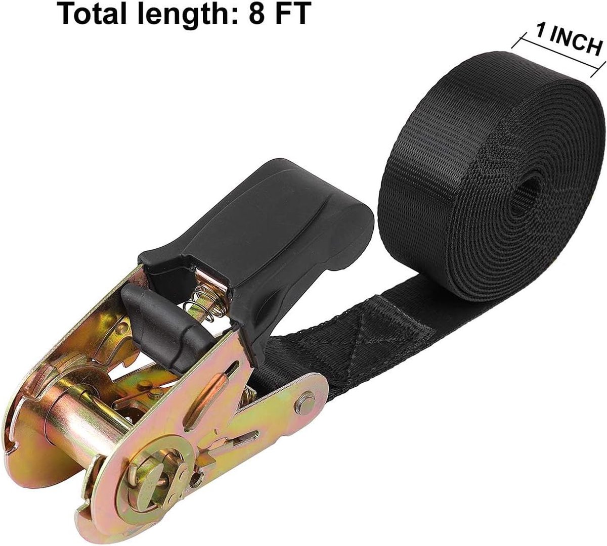 Spanbanden met ratel 1100kgs 2.4m spanband kleine transportband mini ...