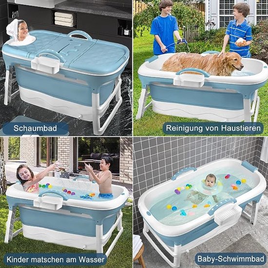 Opvouwbaar Bad Voor Volwassenen - Inklapbaar Bad 2 In 1 - Bath Bucket ...