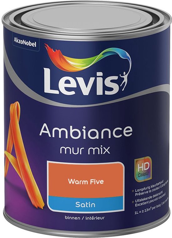 Levis Ambiance Muurverf - Colorfutures 2024 - Satin - Warm Five - 1 L | bol