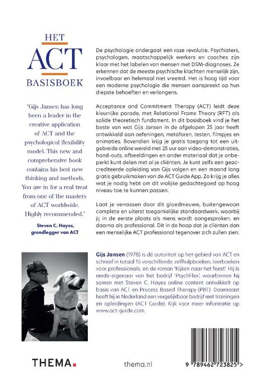 Het ACT basisboek | 9789462723825 | Gijs Jansen | Boeken | bol