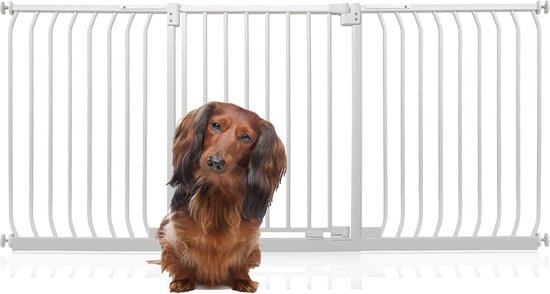 Bettacare Huisdierenhek Elite, Hondenhek, 188cm - 197cm, Mat Wit | bol