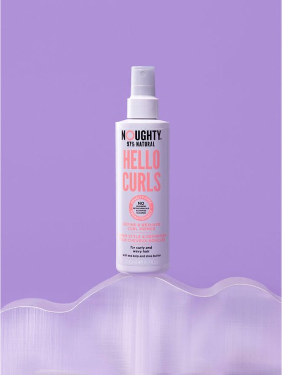 Noughty Curl Primer Finish Hello Curls 200 ml | bol