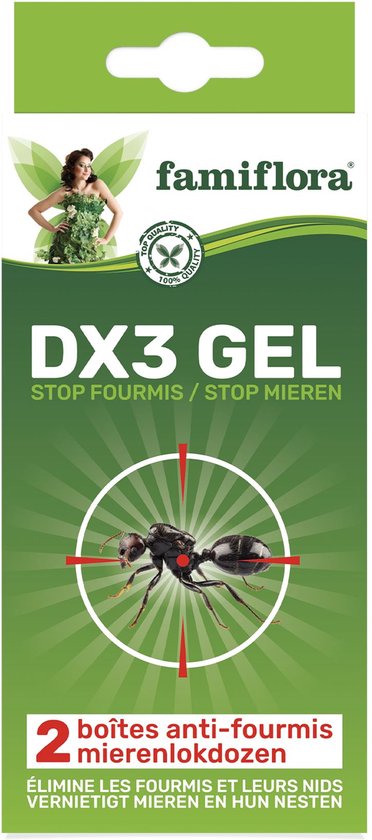 Famiflora DX3 Gel Stop Mieren - Twee mierenlokdozen | bol