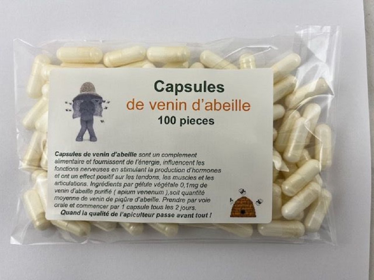 L'apiculteur: Capsules de venin d'abeille 100 pieces. | bol.com