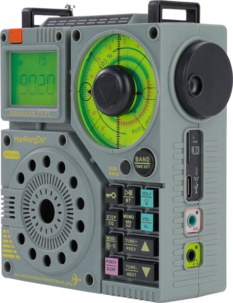 HanRongDa® HRD-A320 Radio - Noodradio - Wereldontvanger - Bluetooth ...