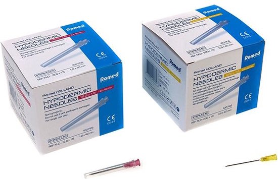 Romed 100st injectienaald 19G x 1.5 - steriele naalden ...