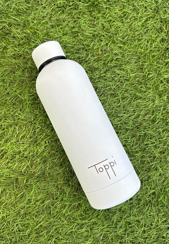 Thermosfles- Drinkfles- 500ml- RVS- Warm- Koud- Wit | bol