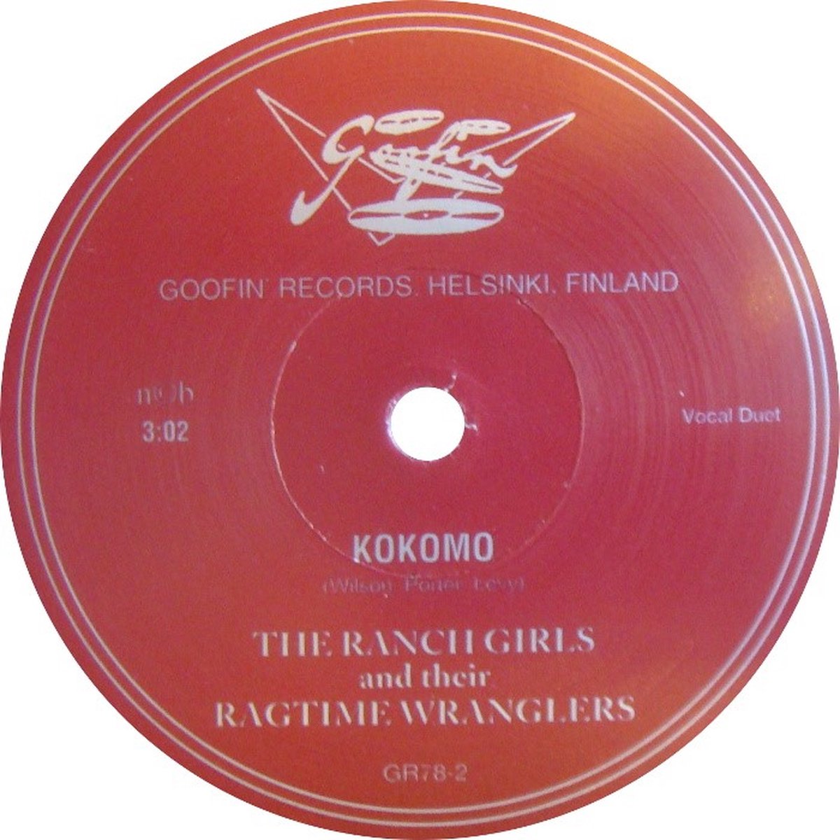 Ranch Girls And Their Ragtime Wranglers - Kokomo (10" LP) (78rpm ...