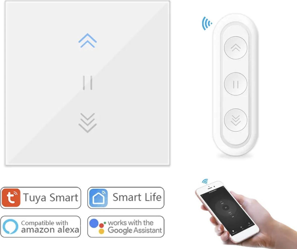 Slimme Rolluikschakelaar - 5e Generatie - Rolluik/Gordijn Schakelaar ...