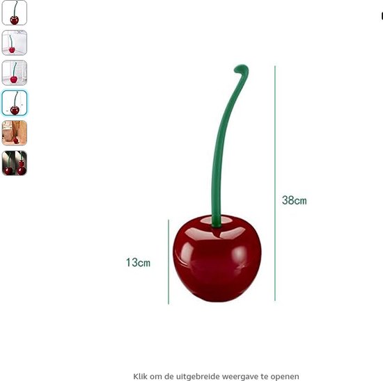 Toiletborstel Catalpa bloem wc-borstel wijn rode kersenvorm wc ...