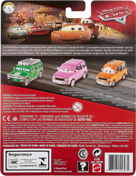 Disney Pixar Cars Matthew "True Blue" McGrew HFB43 | bol.com