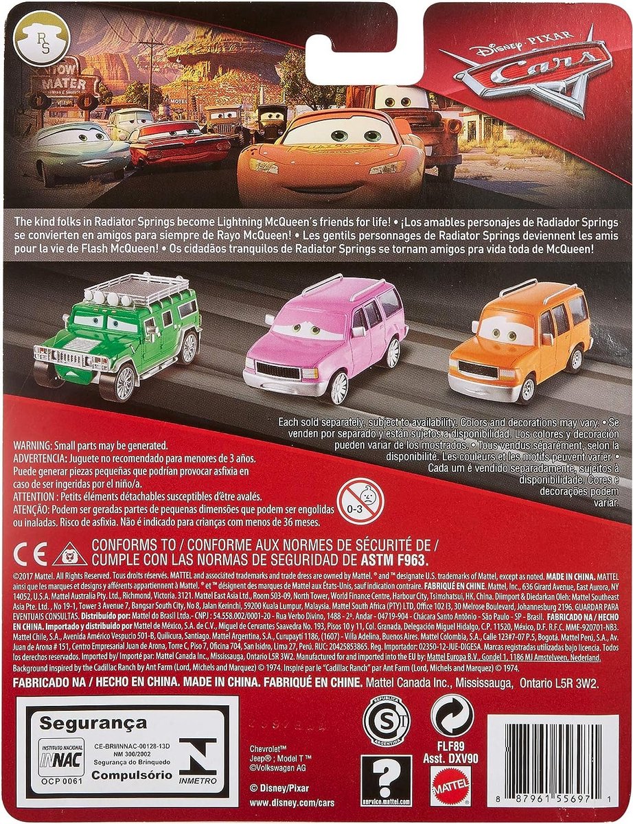 Disney Pixar Cars Matthew "True Blue" McGrew HFB43 | bol.com