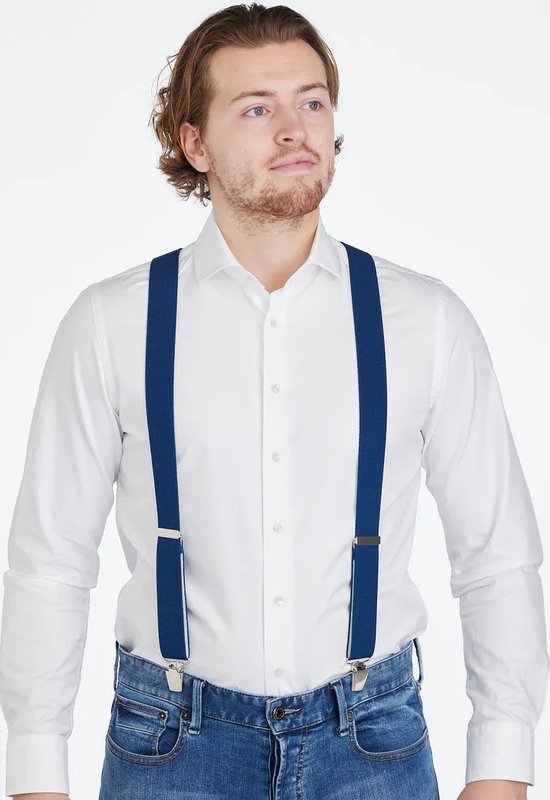 Pierre Mouton - Extra Sterke Bretel - Donkerblauw | bol.com