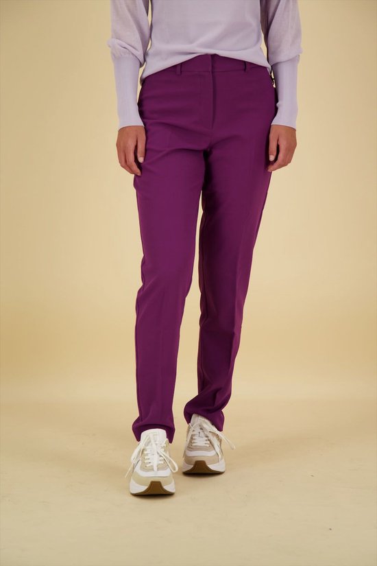 Geisha Broek Pantalon Met Naad 31568 32 Purple Dames Maat - M | bol