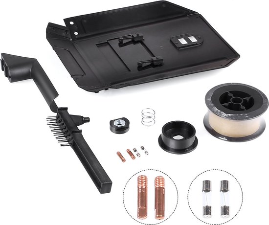 Happyment Lasmachine ‚130 MIG ‚Draagbaar lasapparaat ‚Flux Core Draad ...