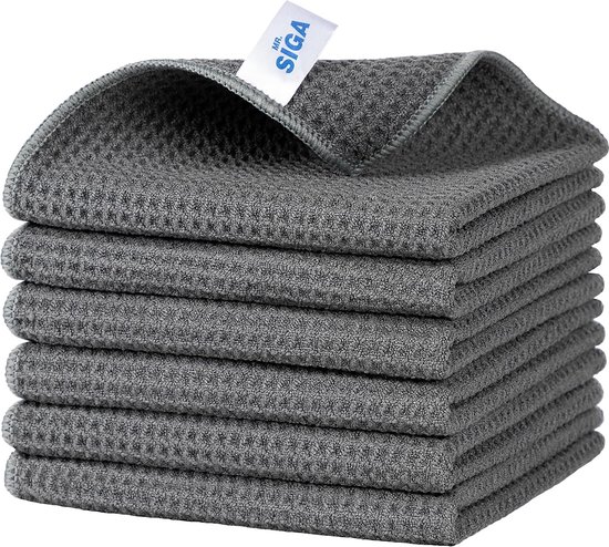 Wafeldoeken, microvezeldoek, herbruikbare poetsdoeken, absorberende ...