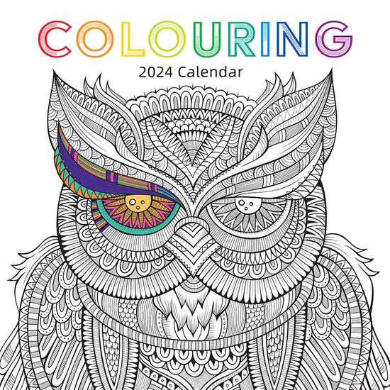 Colouring Kalender 2024 | bol.com