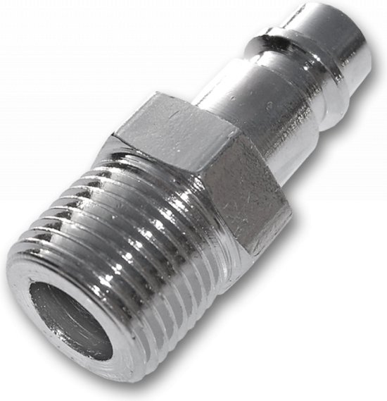 Bradas Slangstop met 1/2" mannelijk - STAAL-CHROOM | bol