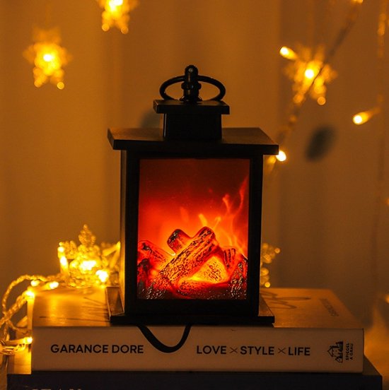 Sfeerhaard met LED Verlichting • Open haard • Woon Decoratie • 12cm x ...