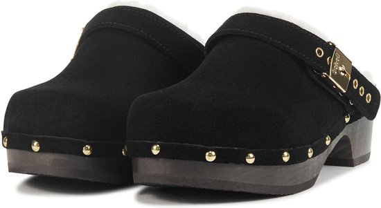 Scholl Muiltjes Vrouwen - Pescura robin - Maat 39 - Zwart | bol.com