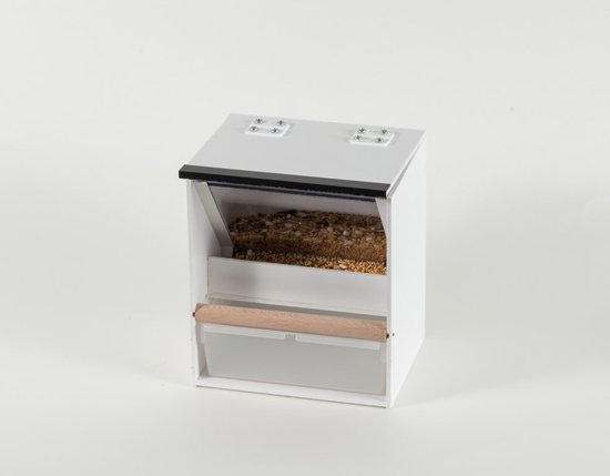 Voedersilo / voersilo kunststof voor parkieten - Voersilo's ...