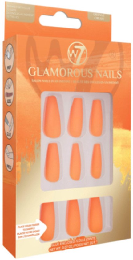 W7 Glamorous Nails - Orange Crush | bol.com