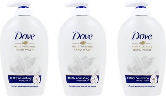 Dove - Handzeep - Met Pomp - Original - 250ml x 3 | bol