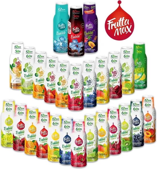 FruttaMax PEACH Siroop met 60% fruitgehalte geschikt voor SodaStream en ...