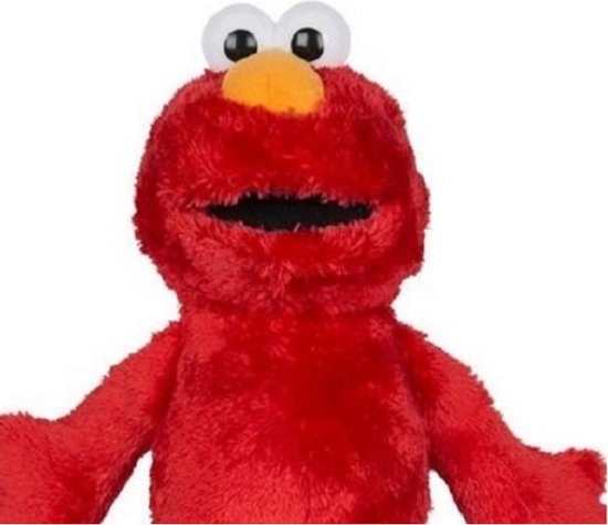 Sesamstraat pluche knuffel pop - Elmo - stof - 28 cm/37 cm staand ...
