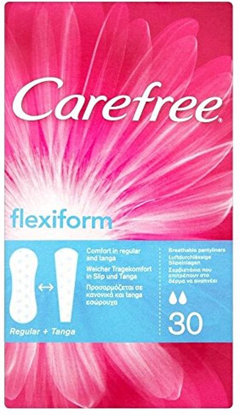 Carefree Flexiform Pantyliners 30 Units | bol