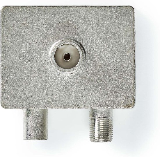 Nedis Satelliet- en Antenne-Adapter - IEC (Coax) Female - F-Female / IEC (Coax) Male -... | bol