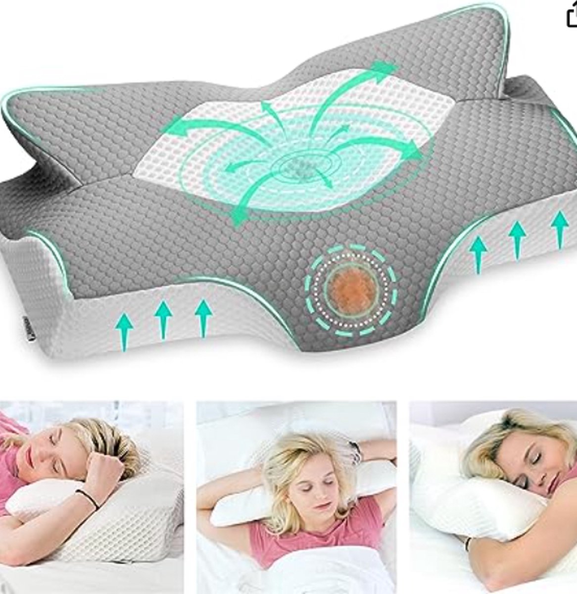Cervicale Contour Memory Foam Kussen voor Nekpijn Orthopedisch ...