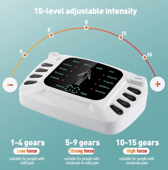 TENS EMS Device Electronic Pulse Massager | bol.com