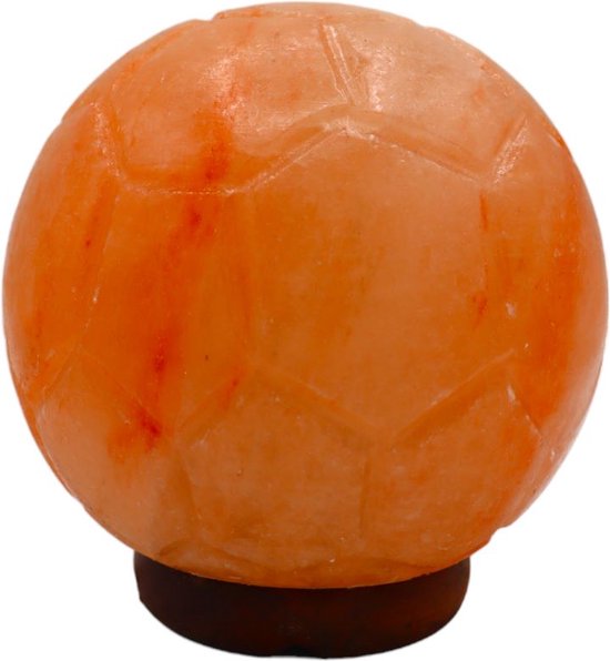 Zoutlamp nachtlampje - Himalaya Zoutlamp - Voetbal Lamp - 15x15x20 CM ...